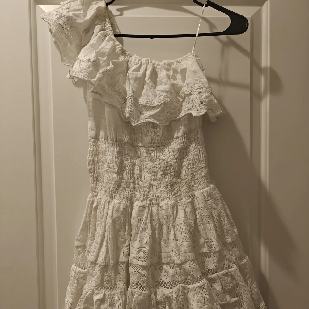 Dresses | Nuuly Oneshoulder Ruffled Lace Mini Dress | Poshmark